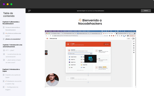 Cursos gratis de No-code en español | NocodeHackers